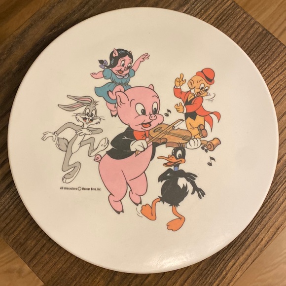 Dining | Warner Brothers Collectible Vintage Plate | Poshmark